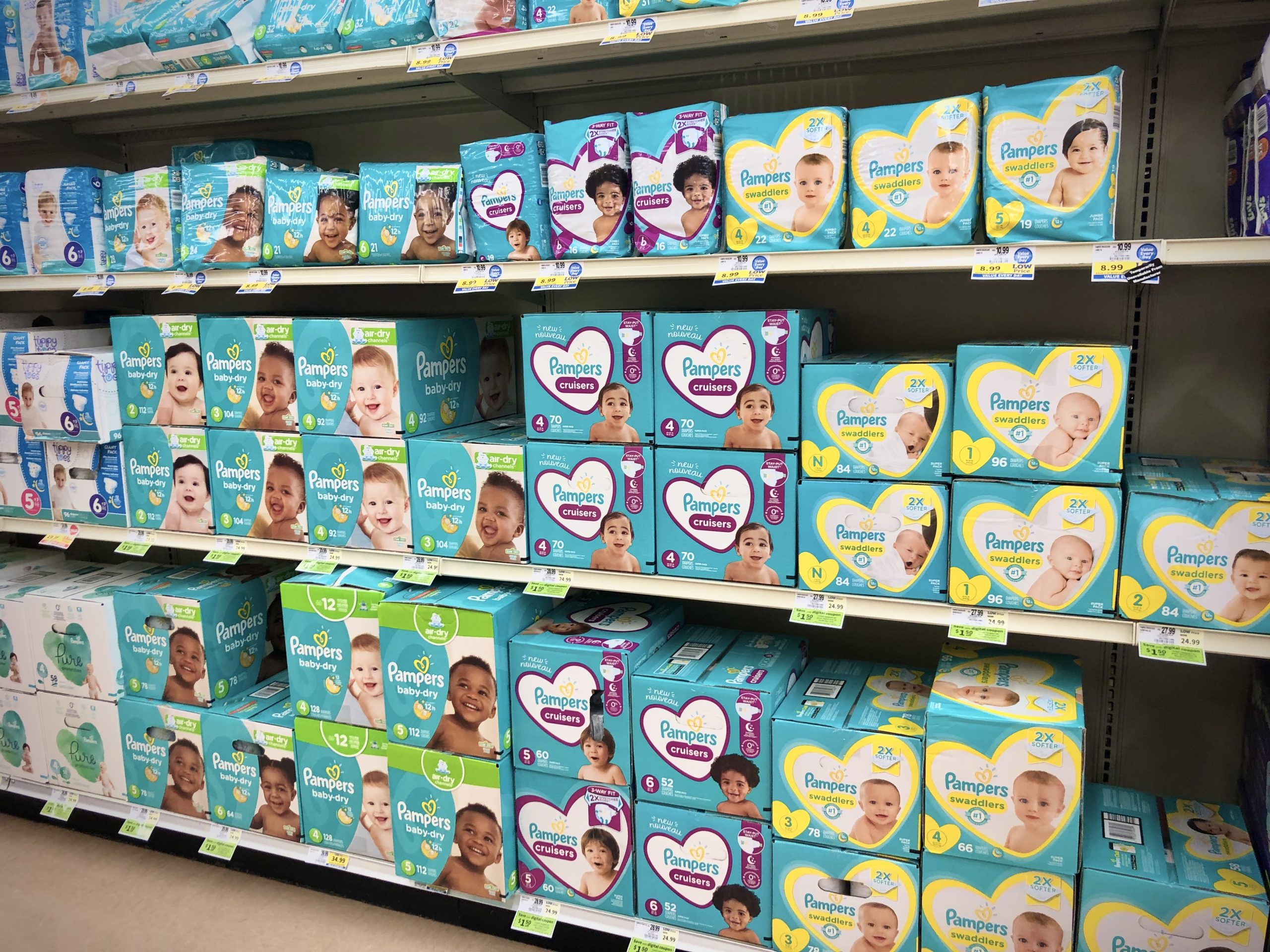 Shop Food City for a Pampers Diaper Special